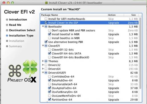 Clover bootloader - documentation